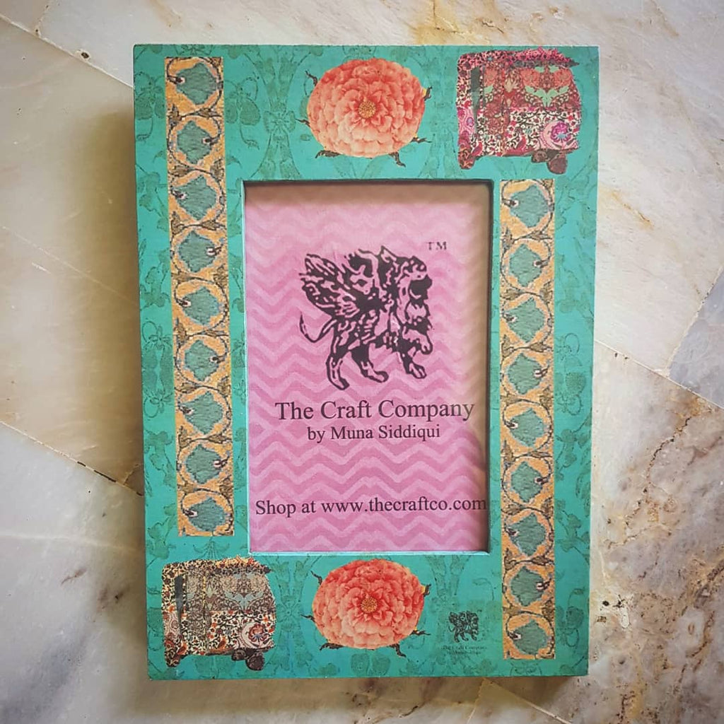 Emerald Tuk Tuk Frame | The Craft Company by Muna Siddiqui | Mosaic ...