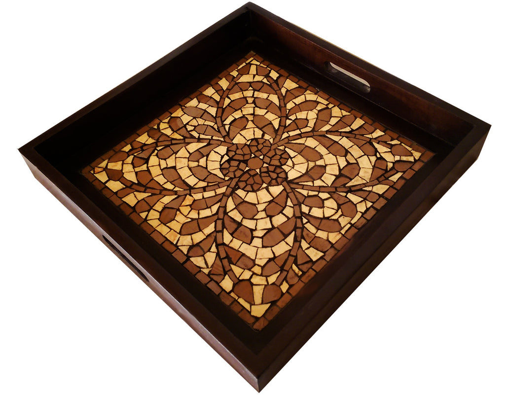 Dandelion Mosaic Tray | The Craft Company by Muna Siddiqui | Mosaic ...